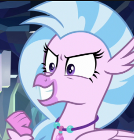 #2528605 - safe, artist:tarkron, gallus, silverstream, griffon ...