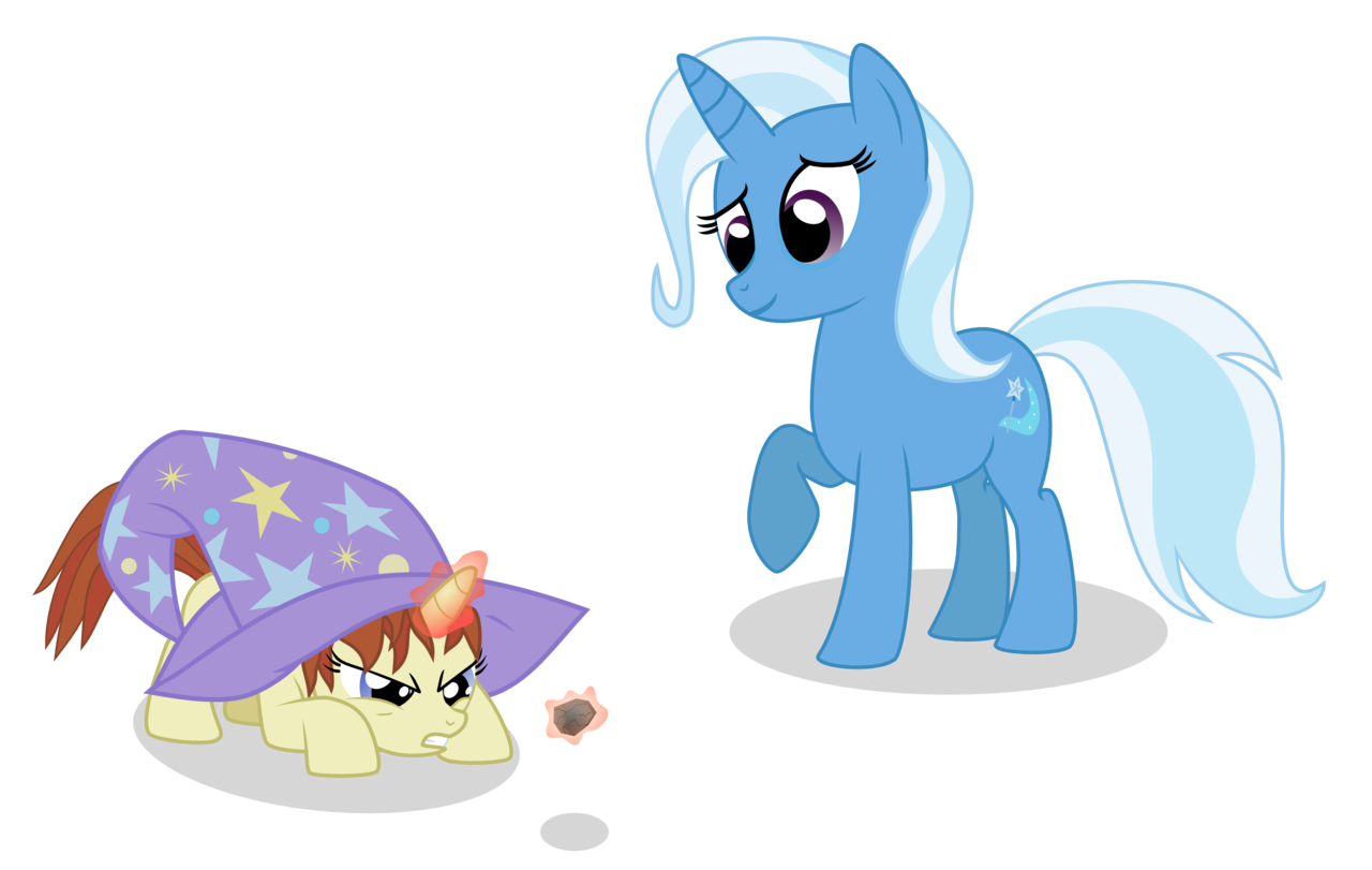 #502 - safe, artist:the smiling pony, trixie, oc, unnamed oc, pony ...