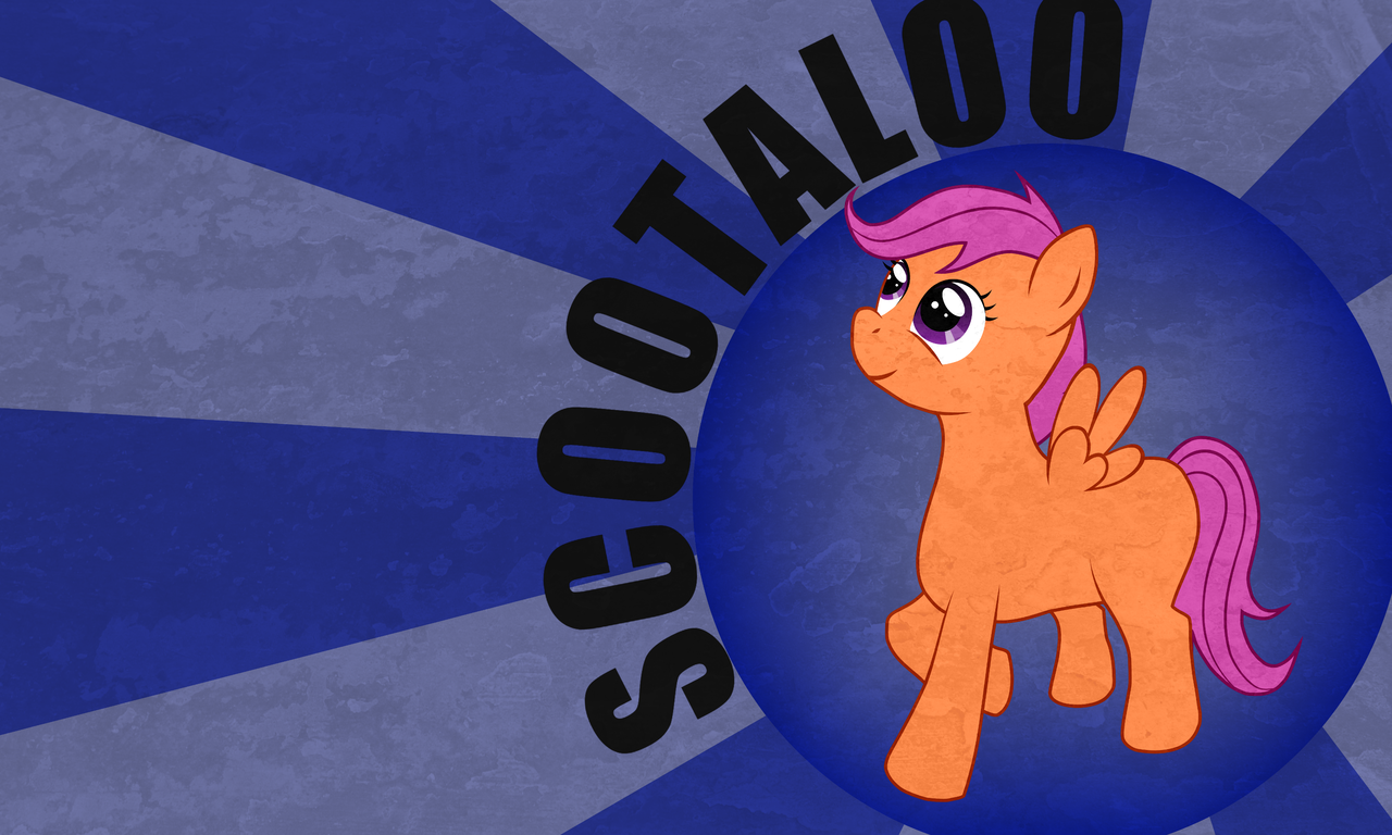 #2066 - safe, artist:troggle, scootaloo, pegasus, pony, abstract ...