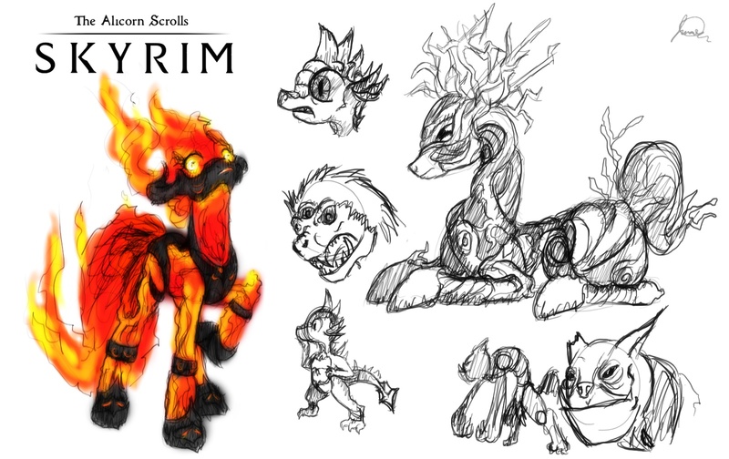 Fire Spriggan Skyrim