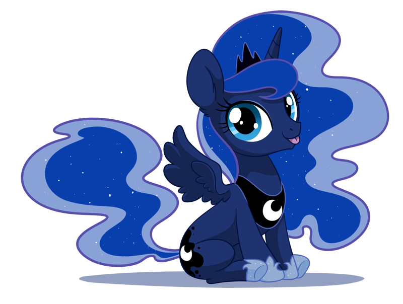 #118705 - safe, artist:miikanism, princess luna, alicorn, pony, chibi ...