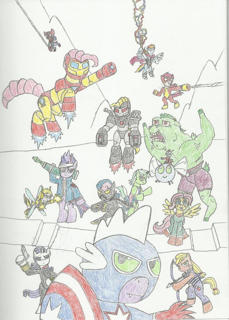 #118857 - safe, artist:otheerian408, applejack, bon bon, bulk biceps ...