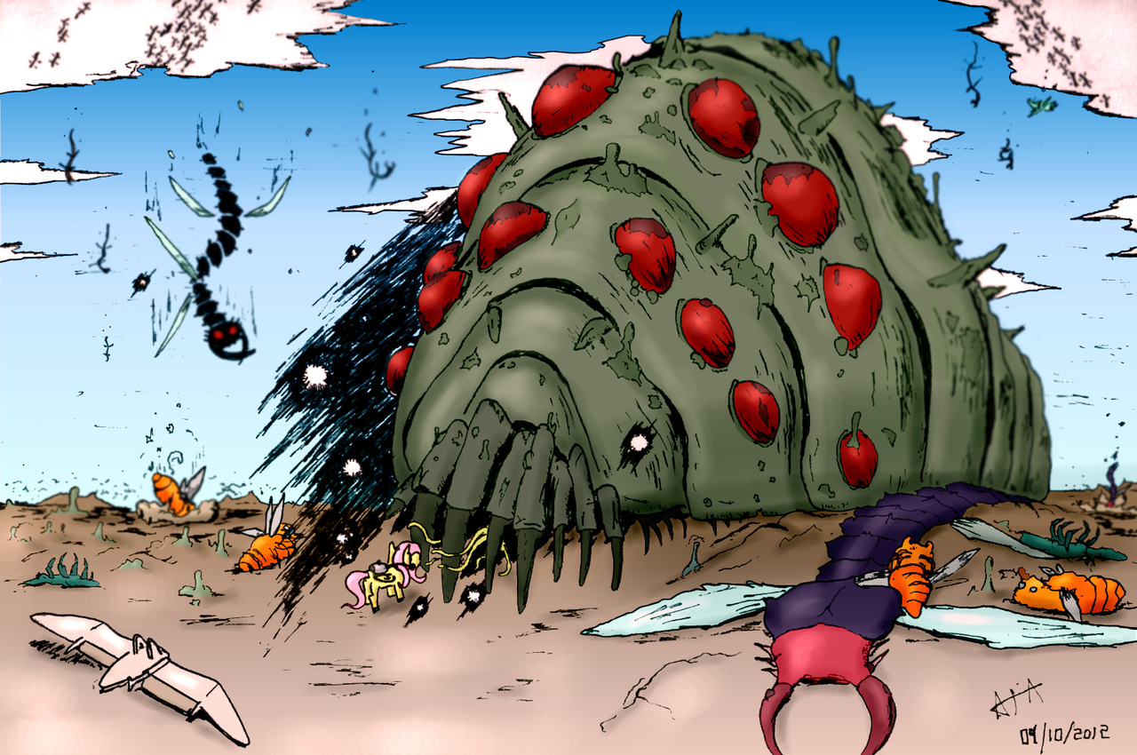 #121432 - safe, artist:atiarotias, artist:trelwin, fluttershy, g4 ...