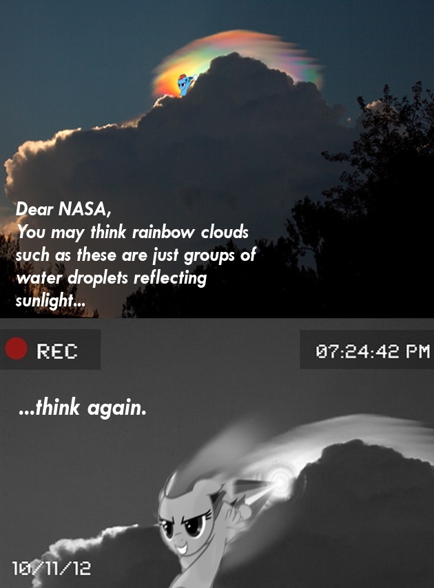 #121527 - safe, rainbow dash, caught on tape, irl, nasa, photo, ponies ...