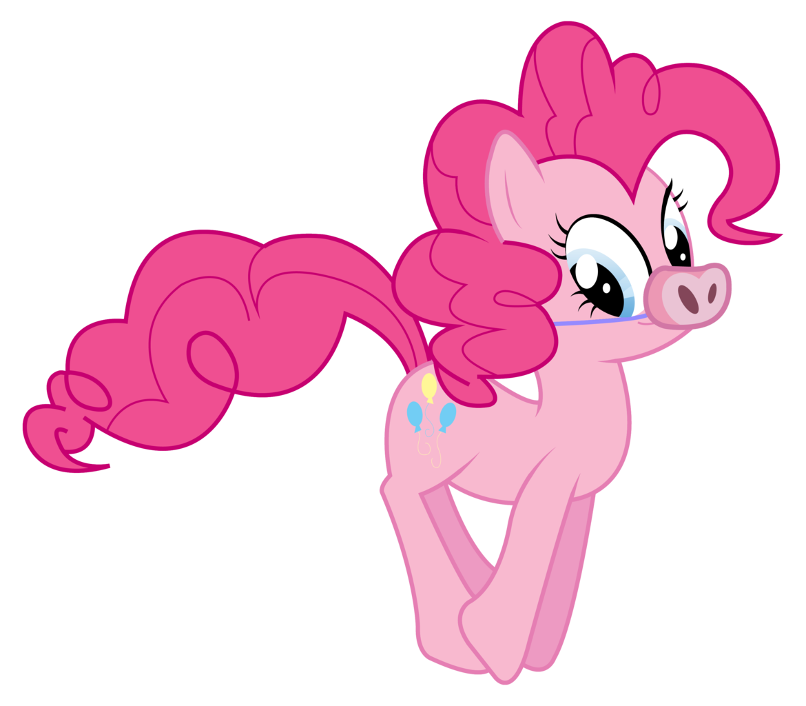 #125073 - safe, artist:bloccy, pinkie pie, pig, g4, pig nose, piggie ...