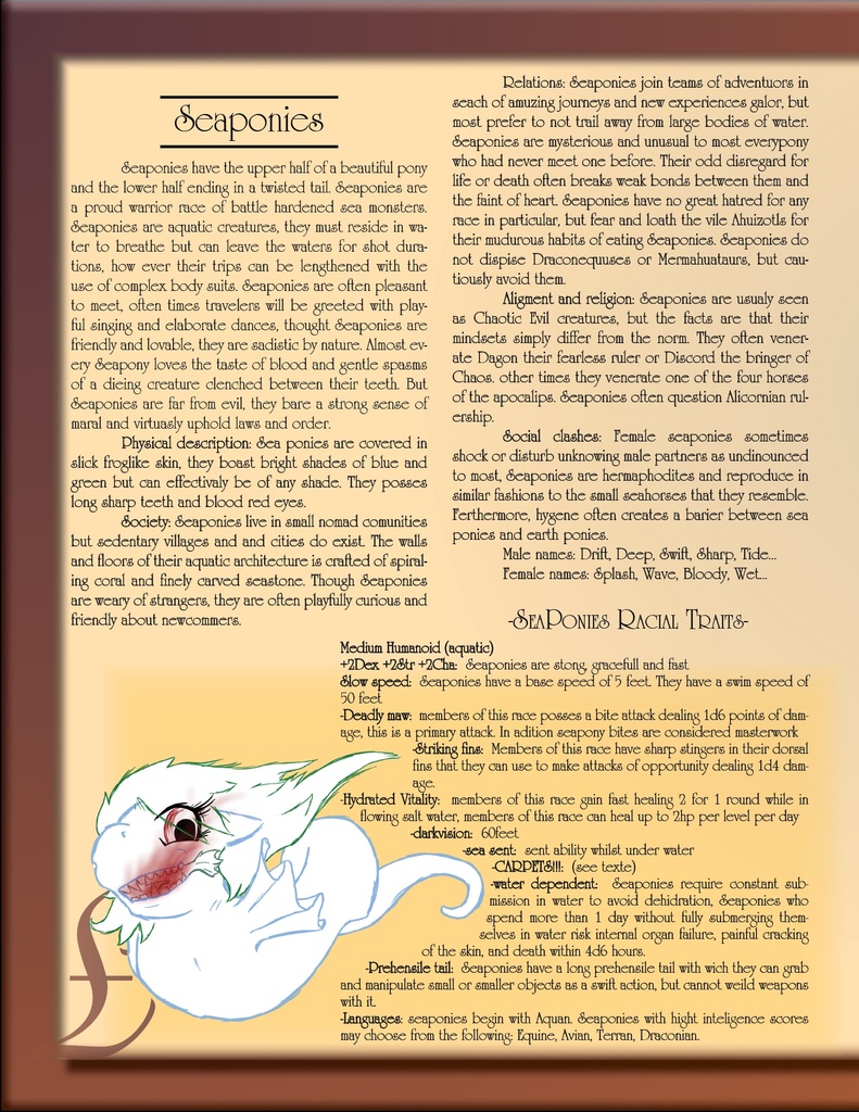 #126680 - semi-grimdark, artist:flynnmerk, sea pony (g1), blood ...