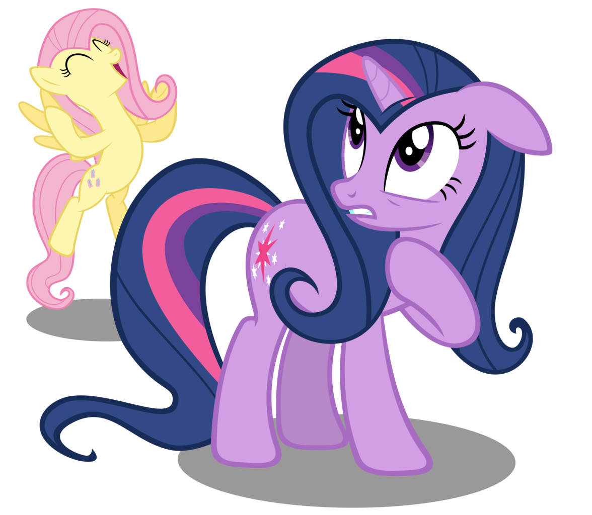 #127276 - safe, artist:austiniousi, fluttershy, twilight sparkle ...