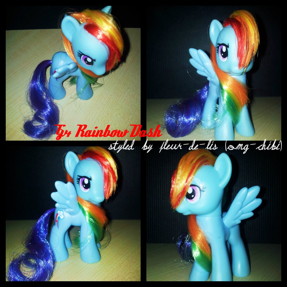 #127838 - safe, artist:omg-chibi, rainbow dash, g4, customized toy ...