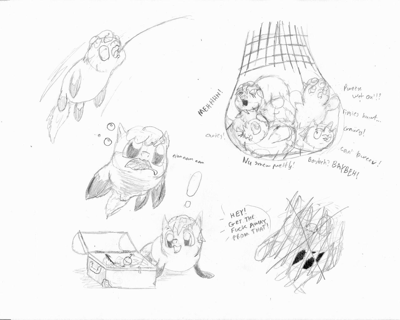 #128530 - safe, fluffy pony, sea pony, concept art, fluffy pony ...