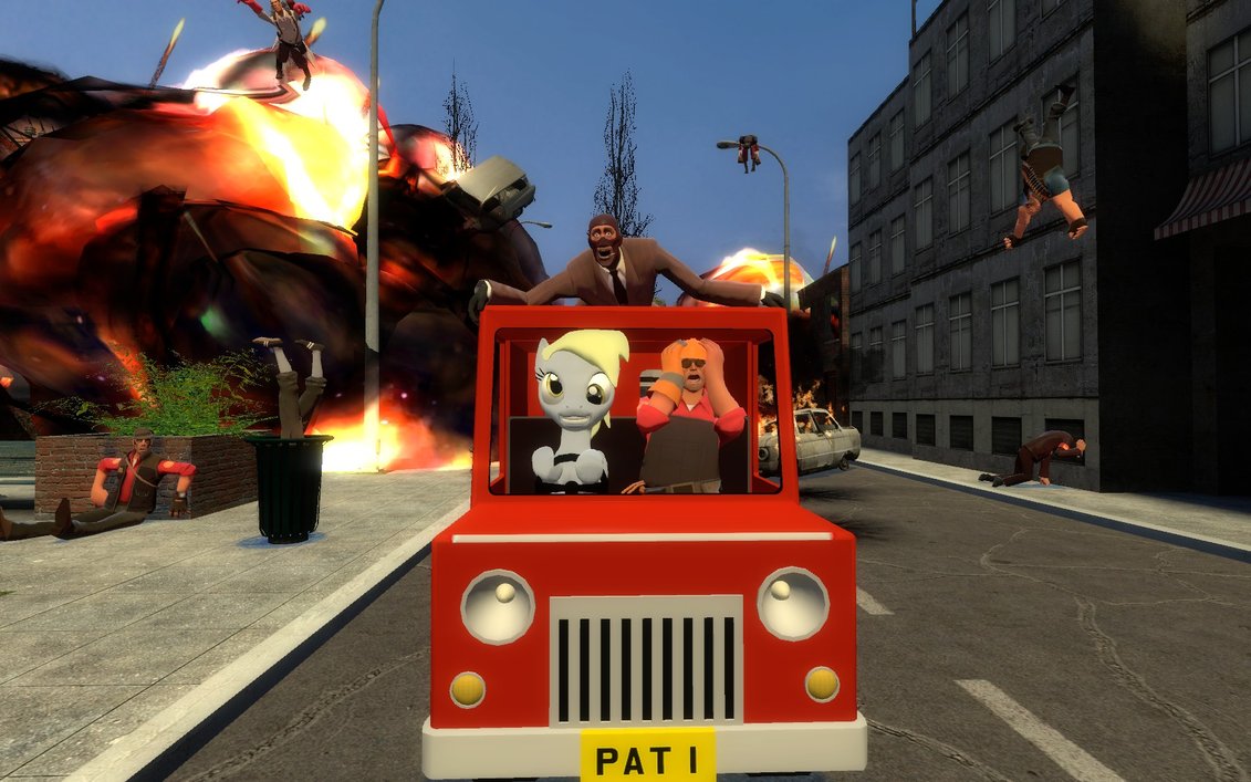 #129035 - safe, artist:i-disregard-gravity, derpy hooves, pegasus, pony ...