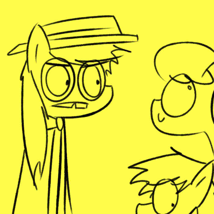 #129215 - safe, artist:ponehanon, cheerilee, derpy hooves, pegasus ...