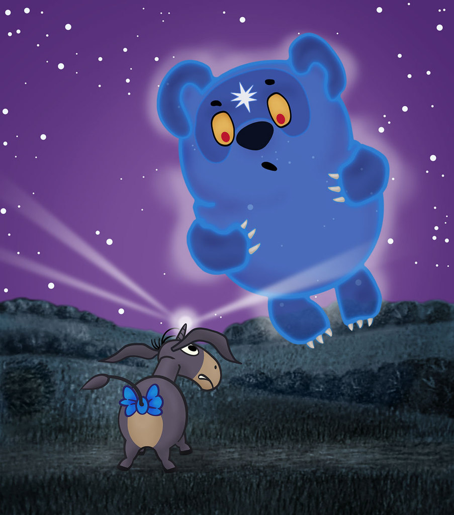 #129746 - safe, artist:zloysobako, bear, donkey, unicorn, ursa, ursa ...