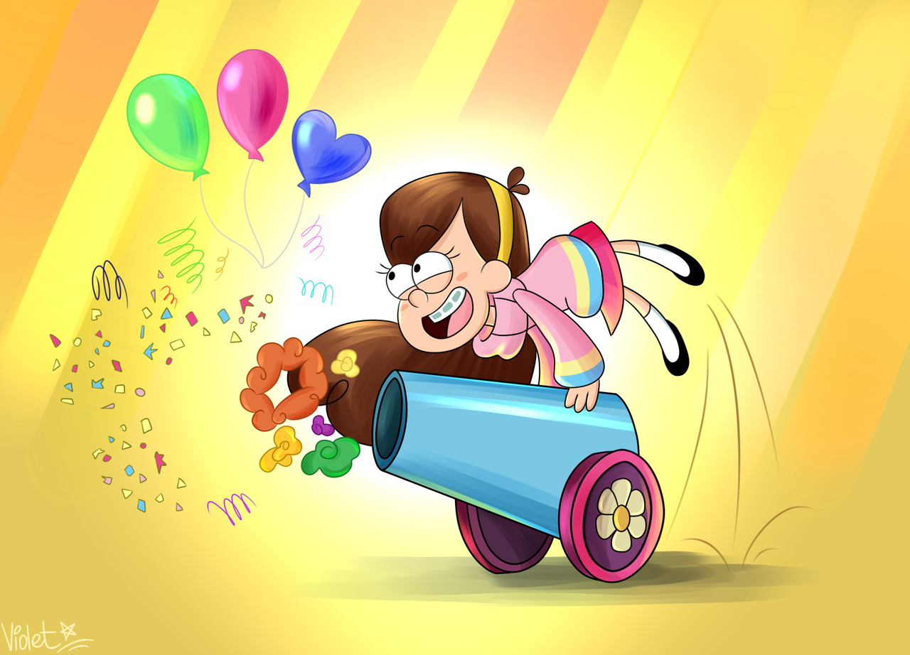 #129798 - safe, artist:cherryviolets, g4, balloon, crossover, gravity ...