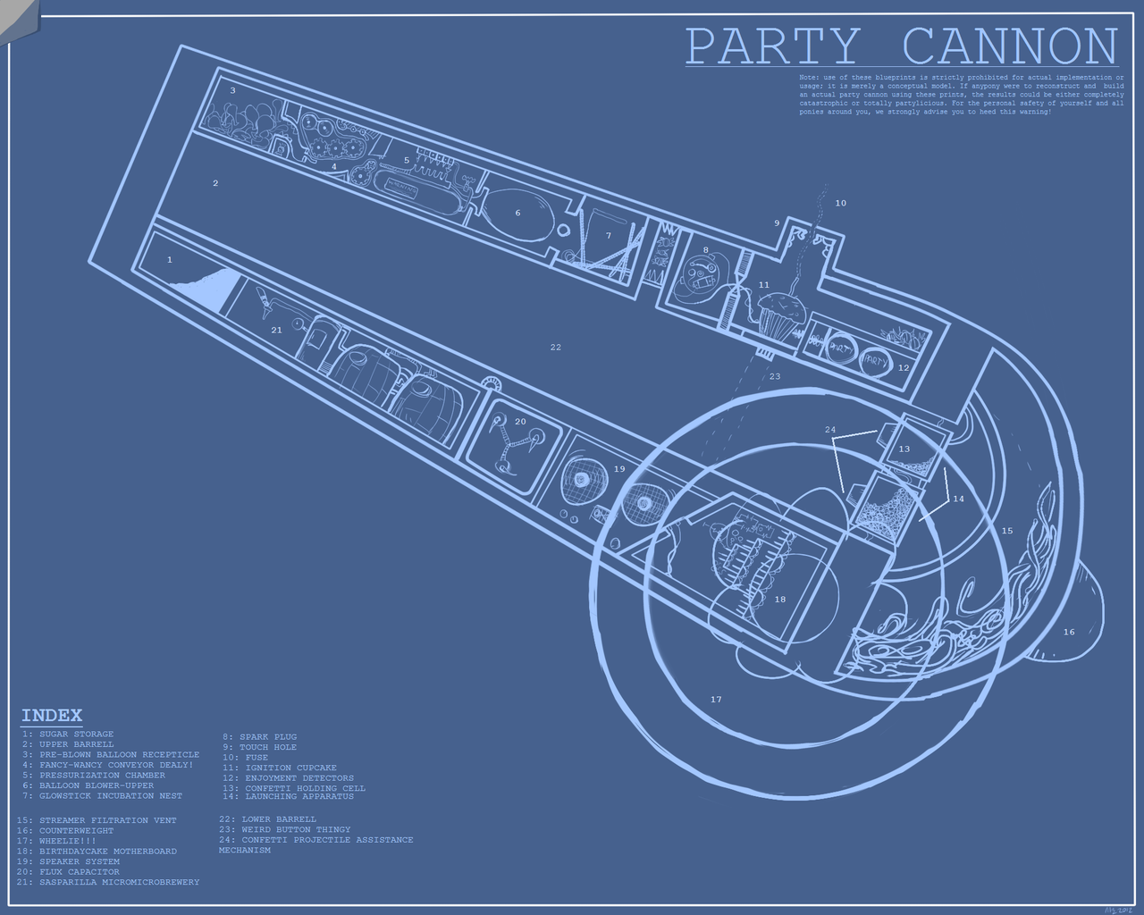 #130274 - safe, artist:doctorpepperphd, blueprint, no pony, party ...