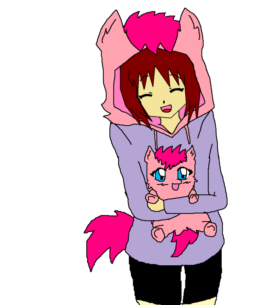 #130460 - safe, artist:pangelvil, fluffy pony, human, cute, fluffy pony ...