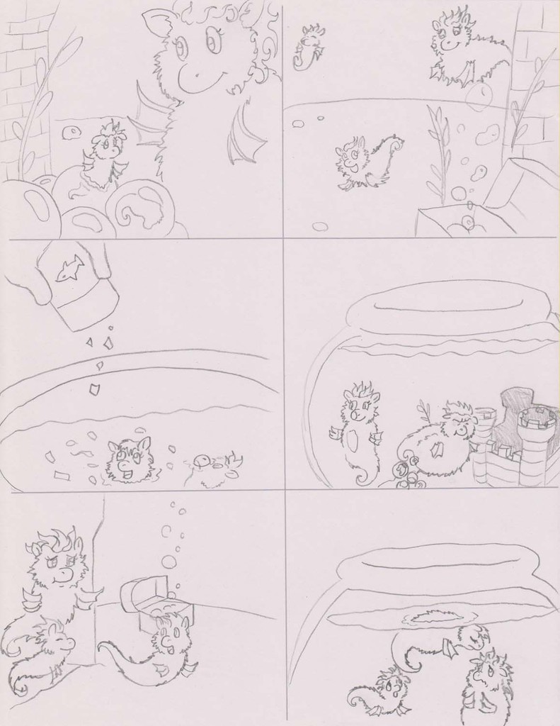 #131770 - grimdark, artist:santanon, fluffy pony, sea pony, comic ...