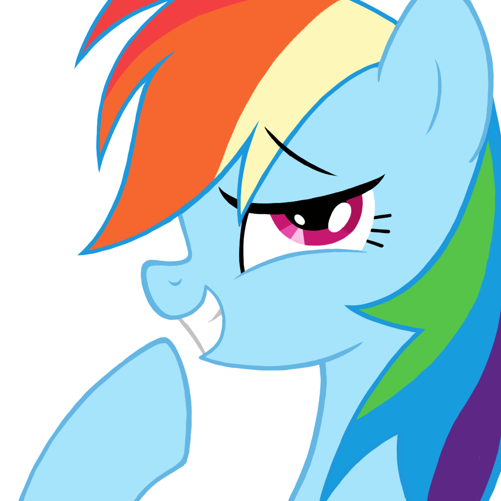 #131929 - safe, artist:trolluna, rainbow dash, g4, profile, simple ...