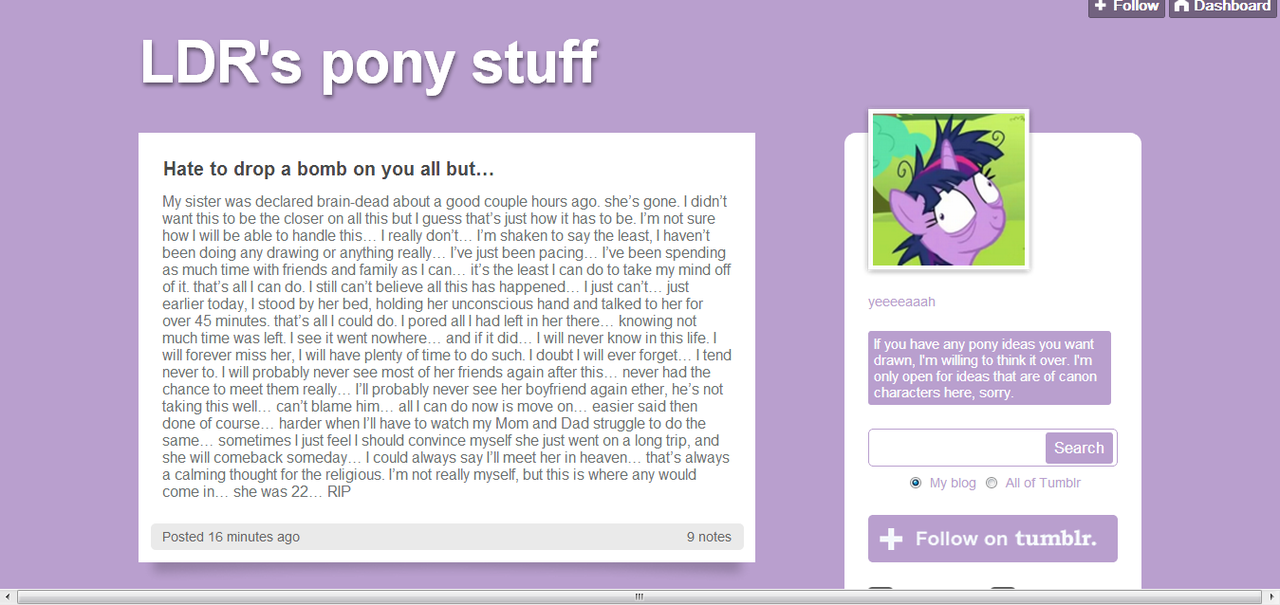 #133890 - grimdark, artist:ldr, meta, text - Derpibooru