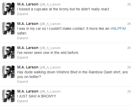 #134412 - safe, m.a. larson, text, twitter - Derpibooru