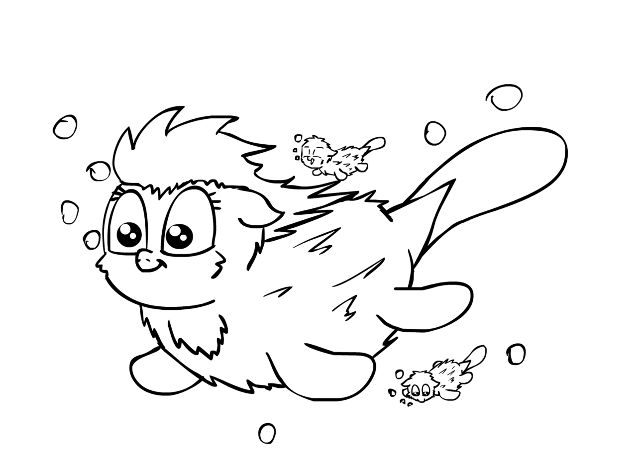 #135260 - safe, artist:peanutbutter, fluffy pony, sea pony, fluffy pony ...