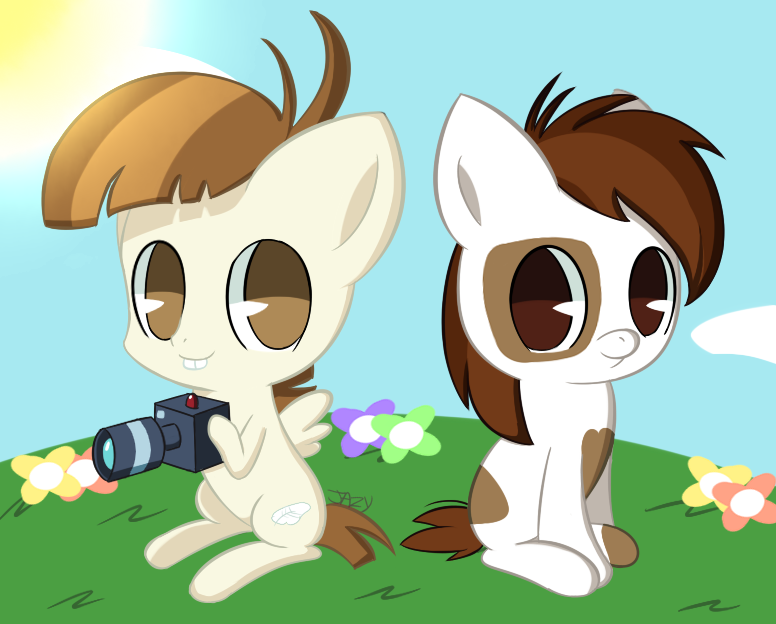 #137448 - safe, artist:pokumii, featherweight, pipsqueak, g4, camera ...