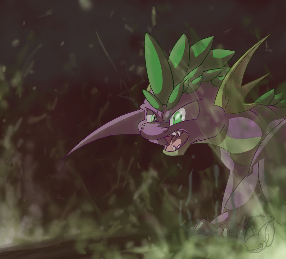 #113525 - safe, artist:batlover800, spike, dragon, fire, male, older ...