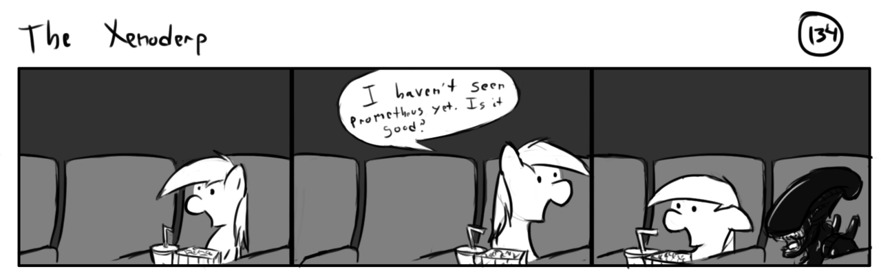 #118288 - safe, artist:tetrapony, derpy hooves, alien, pegasus, pony ...