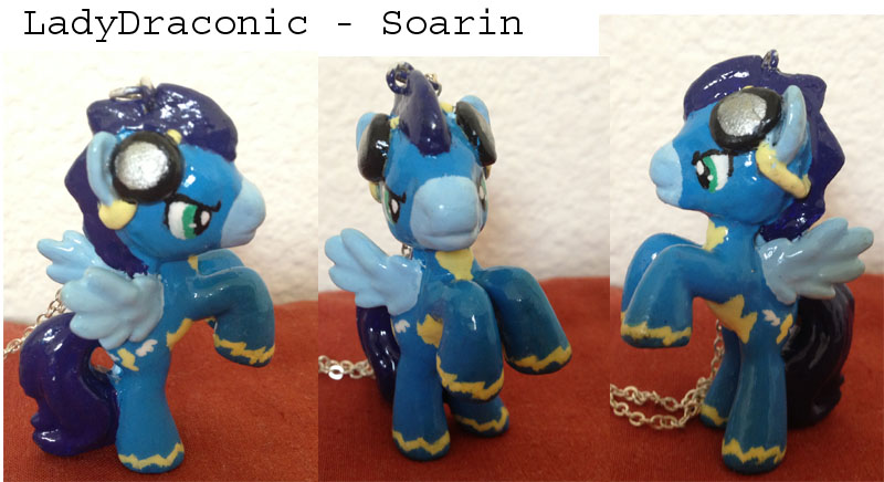 #148113 - safe, artist:ladydraconic, soarin', pony, customized toy, irl ...