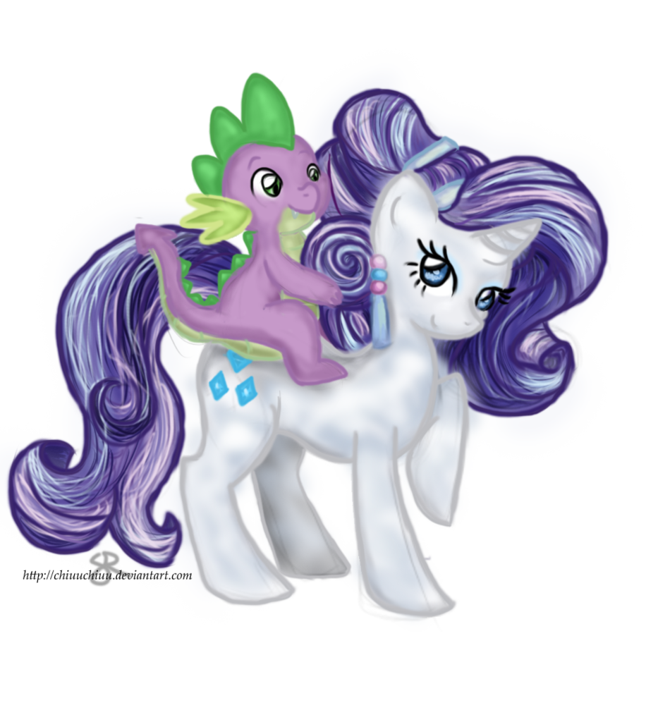 #148429 - safe, artist:chiuuchiuu, rarity, spike, dragon, pony, unicorn, g4, female, horn, male ...
