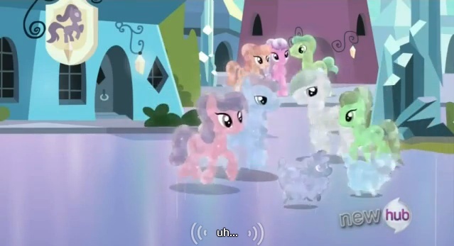 #149259 - safe, screencap, amberlocks, crystal arrow, crystal beau ...