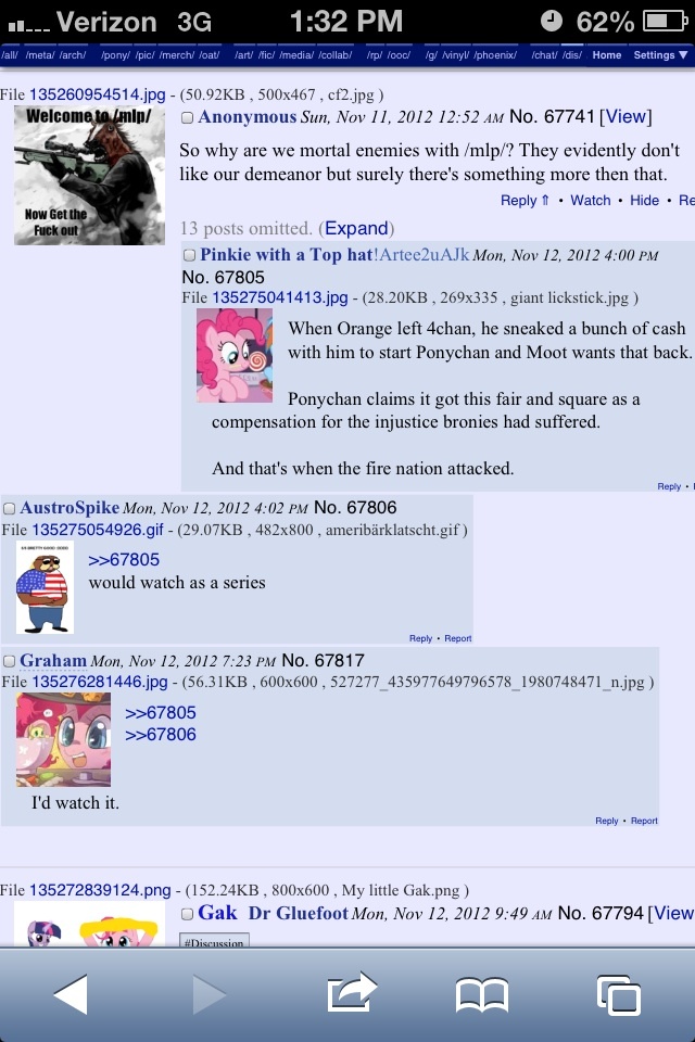 #151011 - safe, screencap, g4, ponychan, ponychan screencap - Derpibooru