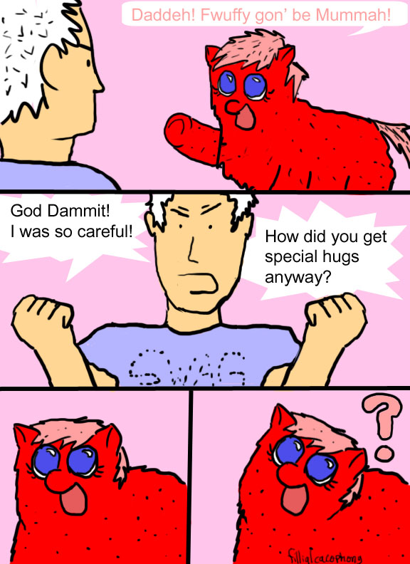 #153789 - safe, artist:fillialcacophony, fluffy pony, human, fluffy ...