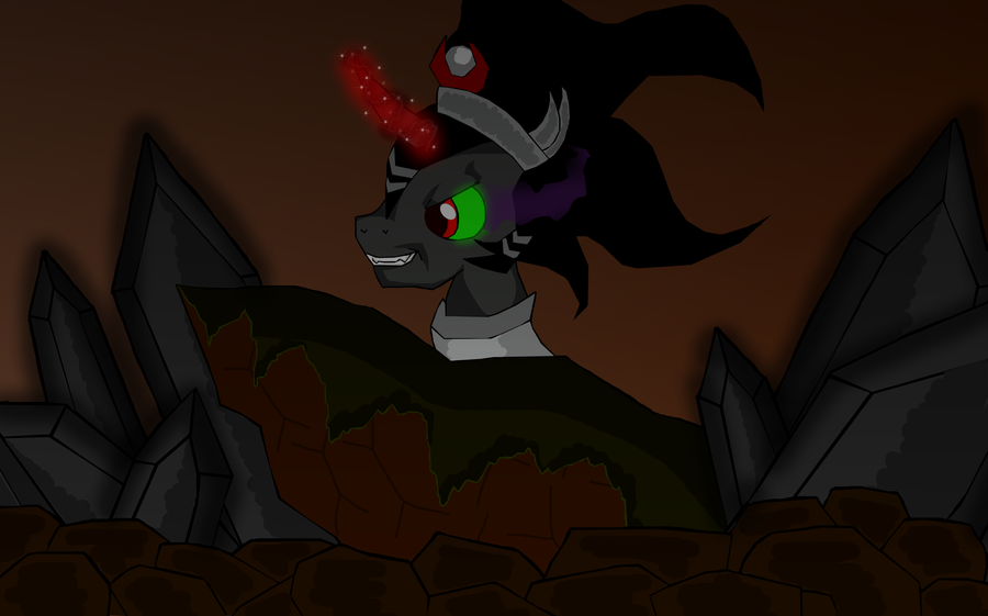 #154135 - safe, artist:triczek, king sombra, pony, umbrum, unicorn, g4 ...