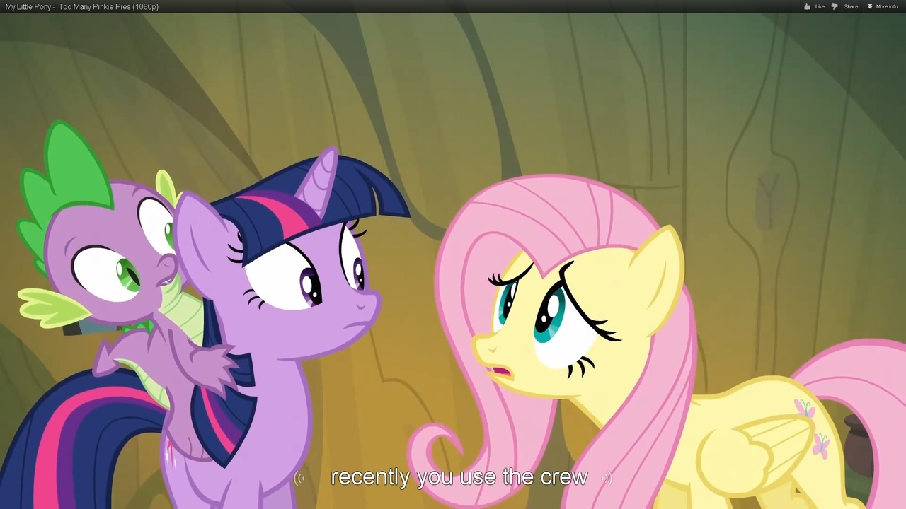 #155582 - safe, screencap, fluttershy, spike, twilight sparkle, dragon ...