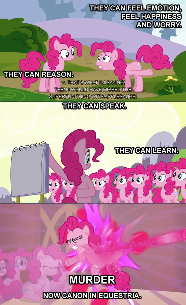 #156271 - safe, edit, edited screencap, screencap, pinkie pie, earth ...