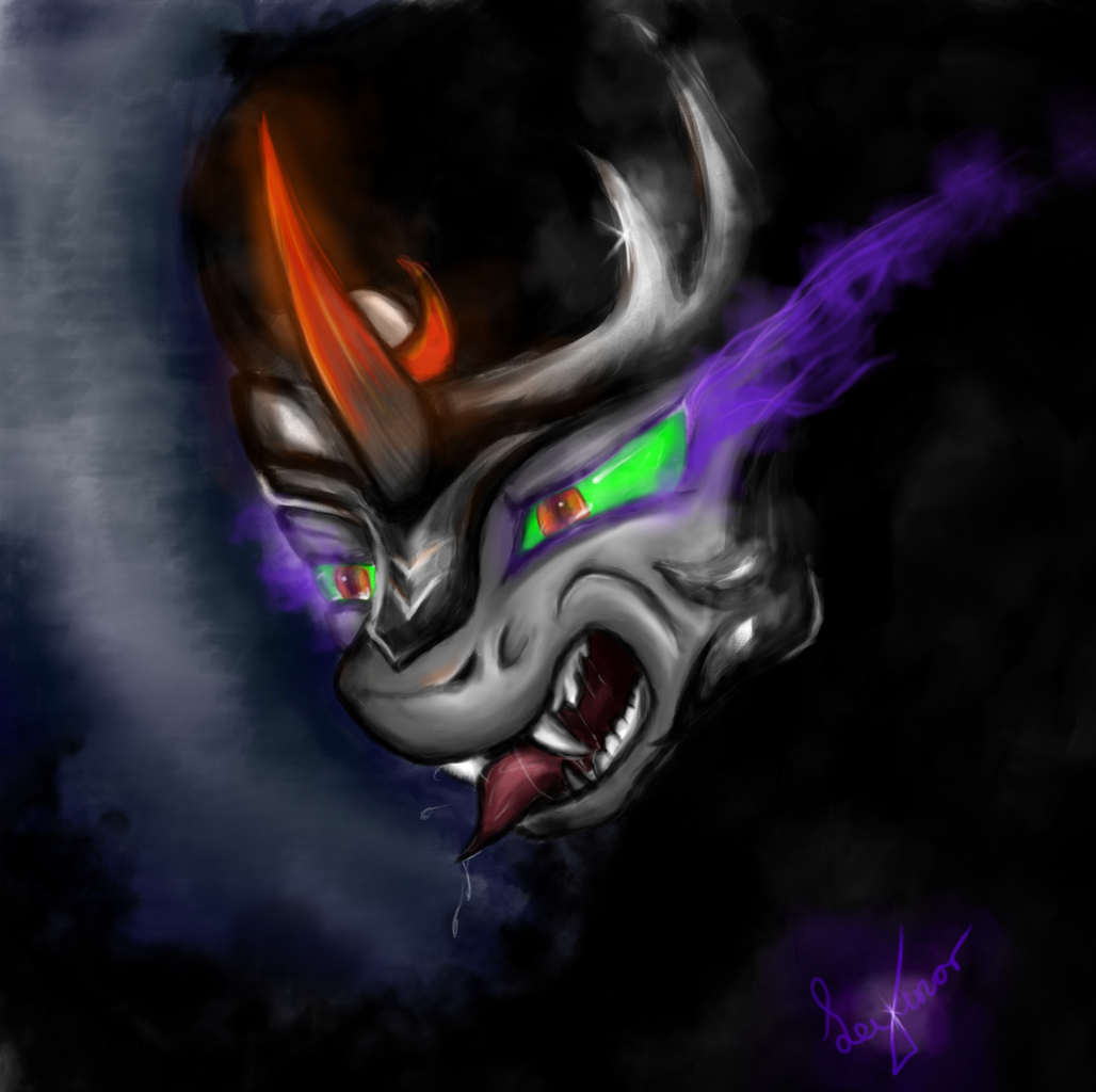 #156454 - safe, artist:leyanor, king sombra, umbrum, g4 - Derpibooru