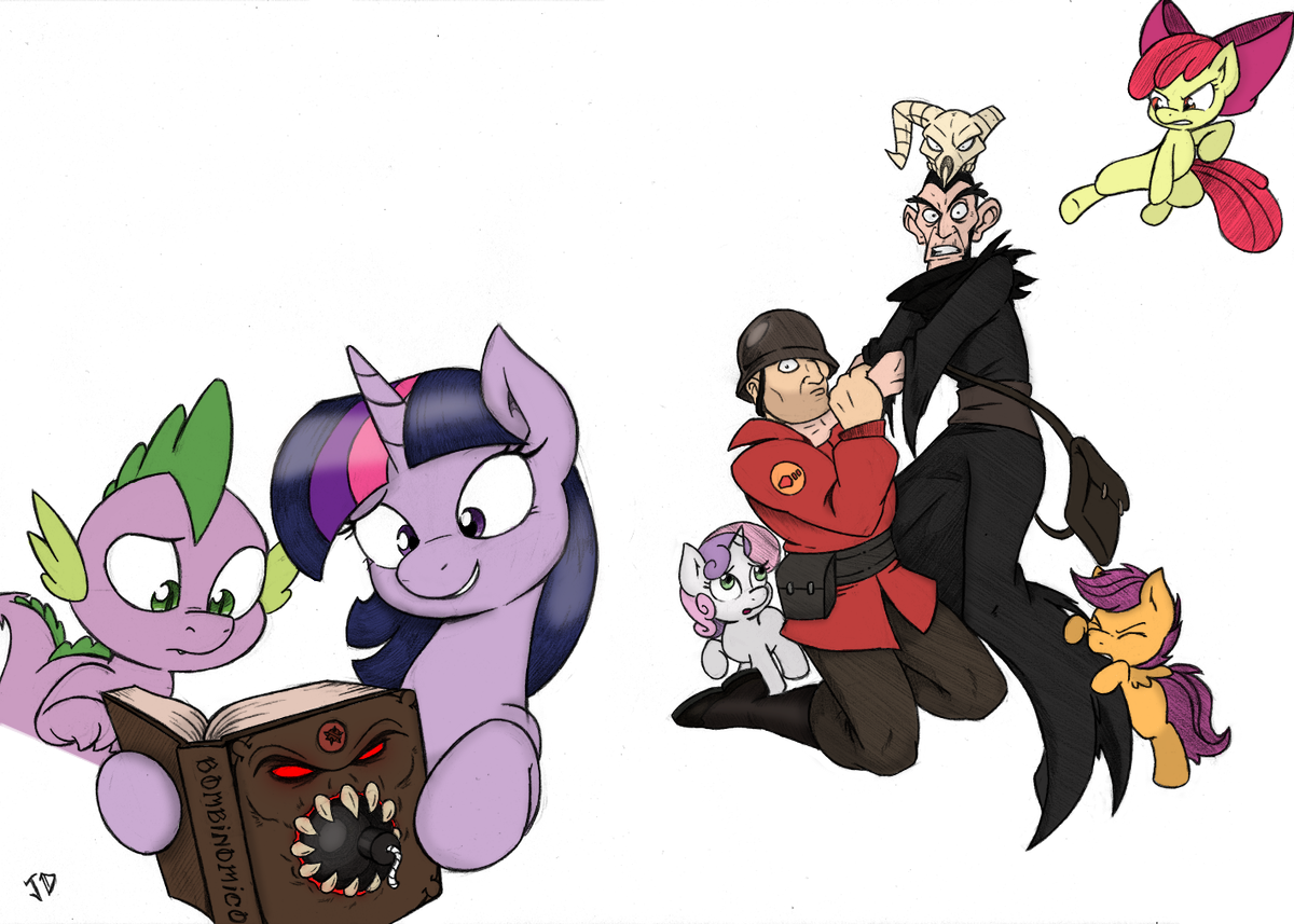 Merasmus meets the Mane Six... - Team Fortress 2 Bronies - Fimfiction