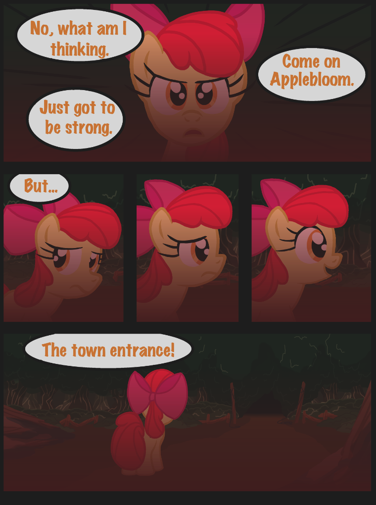 #156979 - grimdark, artist:template93, apple bloom, story of the blanks, comic - Derpibooru