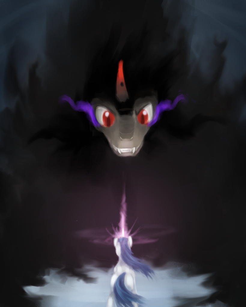 #157979 - safe, artist:ifoldbooks, king sombra, shining armor, umbrum ...