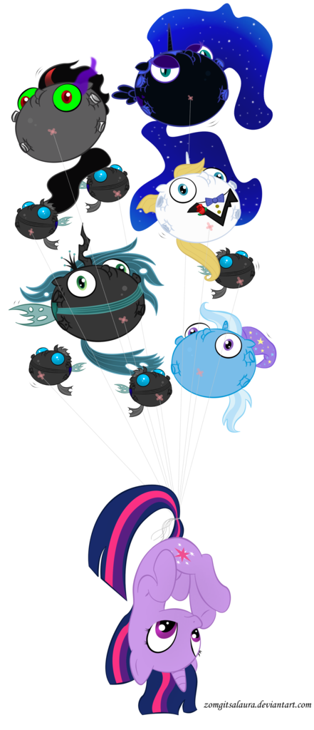 #158004 - safe, artist:zomgitsalaura, king sombra, nightmare moon ...