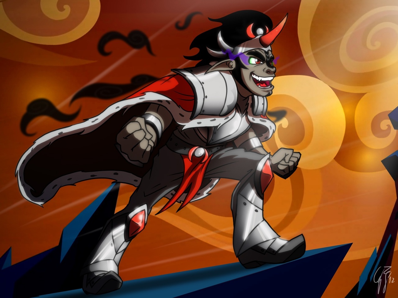 #160884 - safe, artist:glancojusticar, king sombra, human, g4, my ...