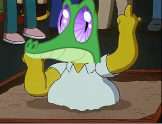 #161313 - safe, gummy, g4, animated, male, middle finger, reaction ...