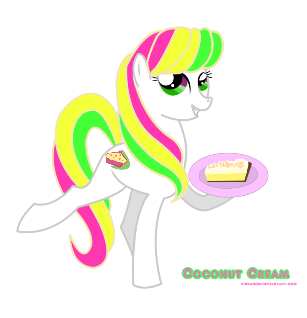 #165793 - safe, artist:pinkanon, coconut cream (g3), pony, g3, g4 ...