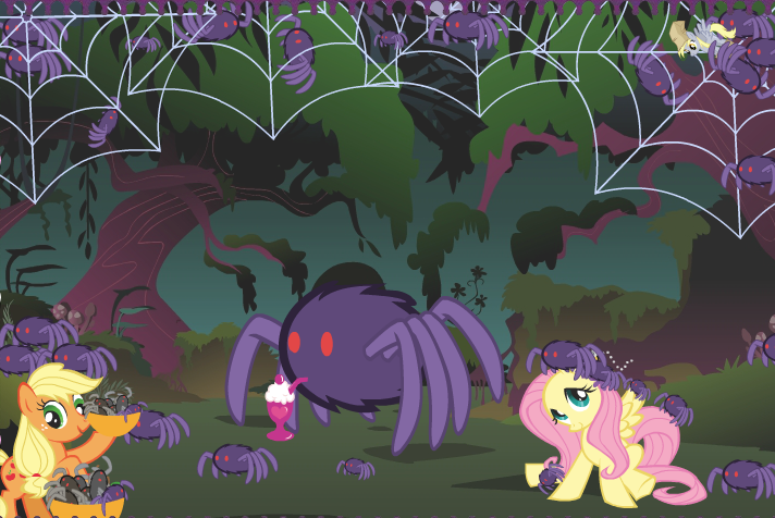 #165936 - safe, artist:felipe-the-fox, applejack, derpy hooves ...