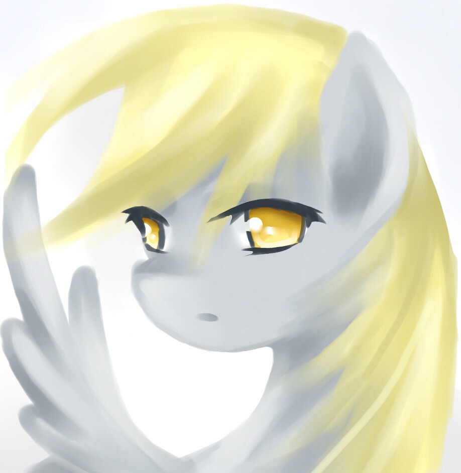 #168225 - safe, artist:pandykissu, derpy hooves, pegasus, pony, female ...