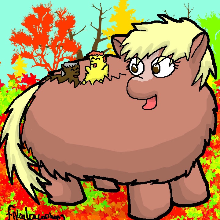 #141643 - safe, artist:fillialcacophony, fluffy pony, autumn, fluffy ...