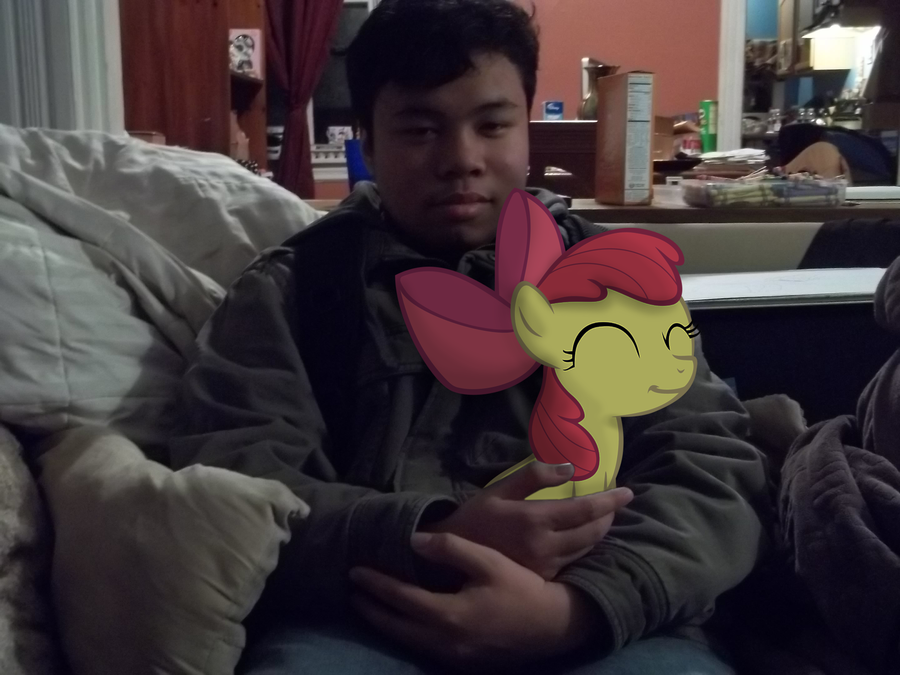 #142731 - safe, apple bloom, human, pony, irl, photo, ponies in real ...