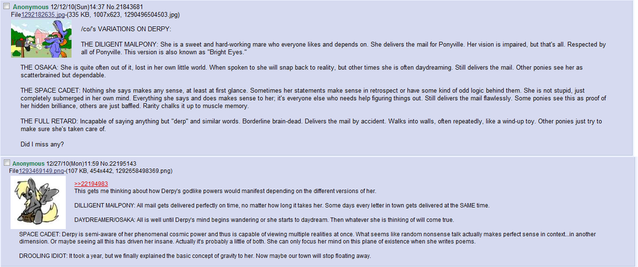 #144038 - safe, derpy hooves, pegasus, pony, /mlp/, 4chan, 4chan ...