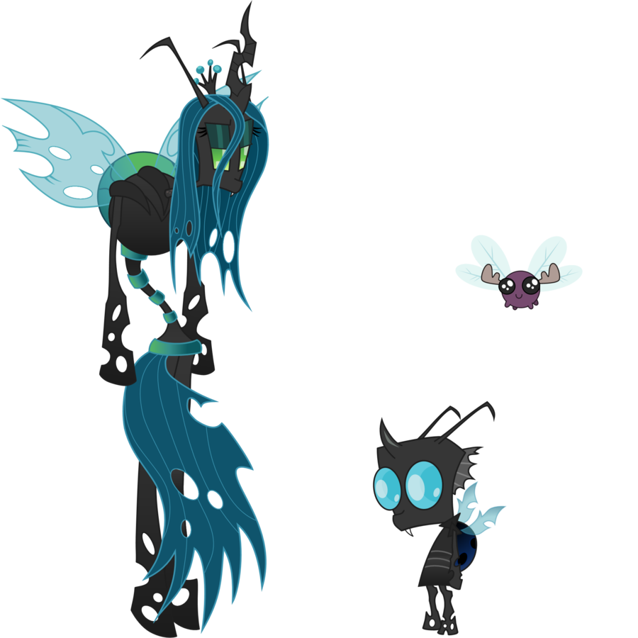 #145397 - safe, artist:zimvader42, queen chrysalis, changeling ...