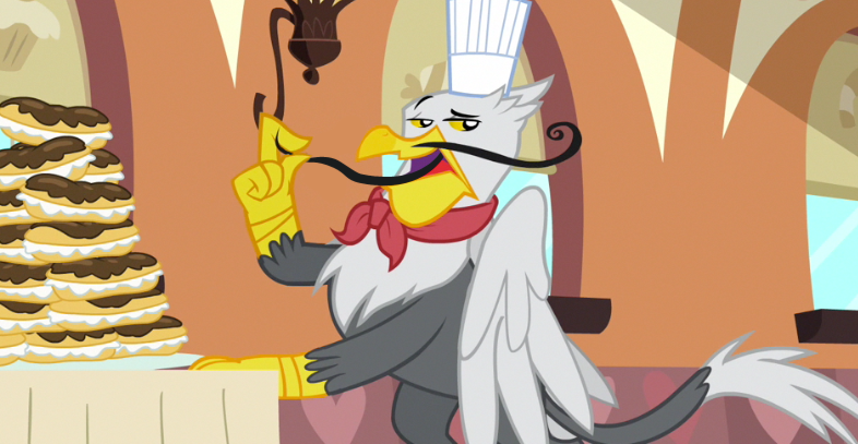 #146529 - safe, artist:capnpea, edit, edited screencap, screencap, gustave le grande, griffon ...